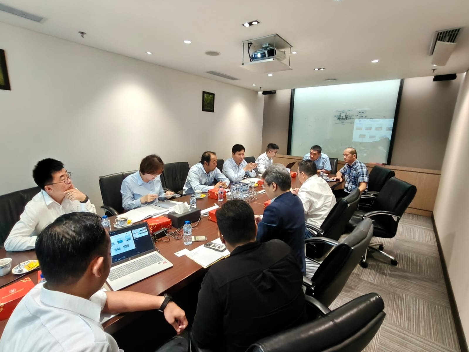 Kunjungan dan pertemuan strategis dengan perwakilan China National ...
